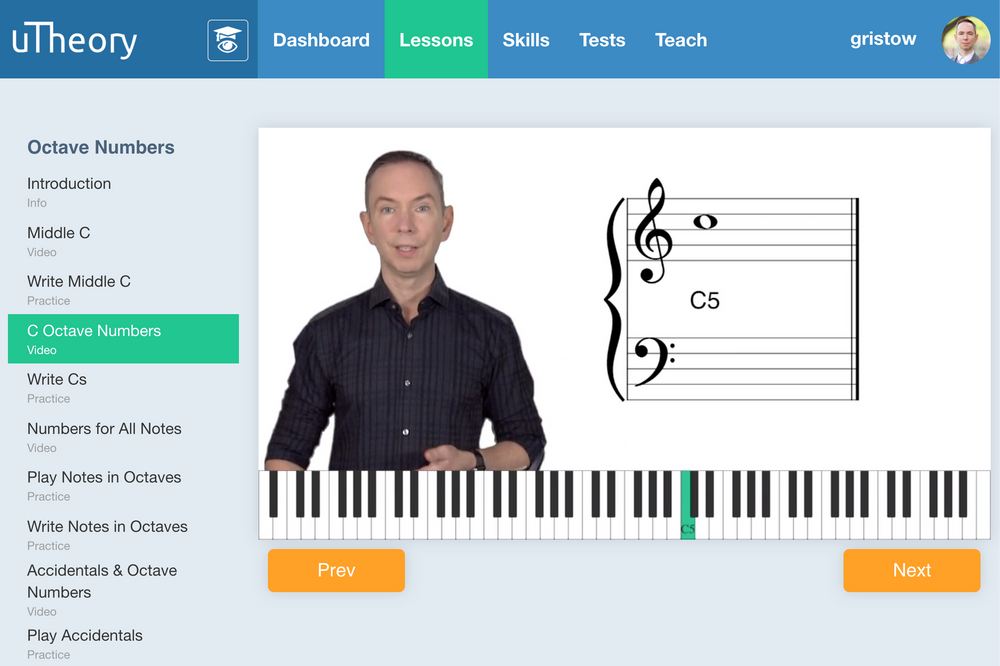 Octave Numbers Lesson